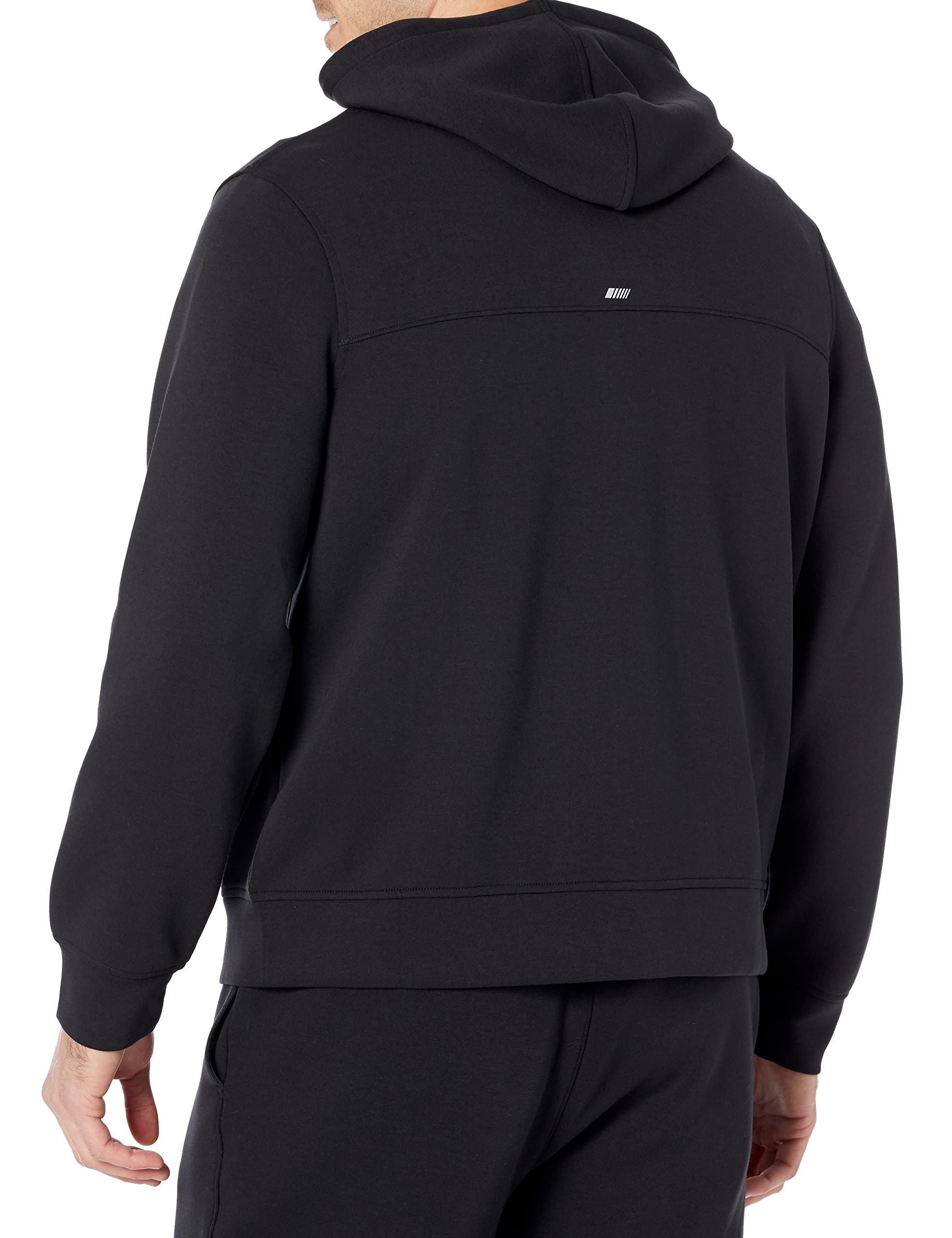 Amazon Essentials Men's Active Sweat Zip Through Hoodie (Available in Big & Tall), Black, 5X-Large Big