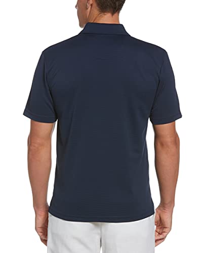 Cubavera Men's Essential Textured Performance Polo Shirt, Dress Blues, X-Large