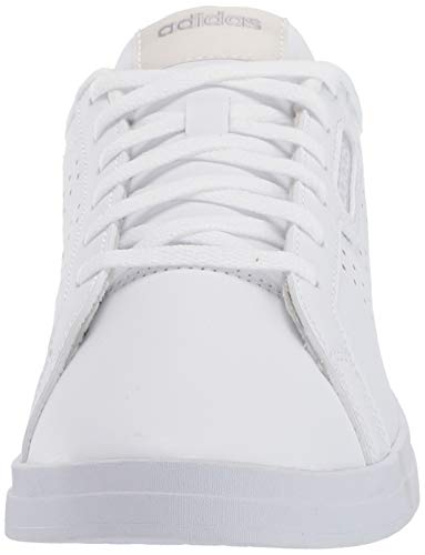 adidas Women's Courtpoint Cl X Tennis Shoe, White/White/orbit Grey, 8.5