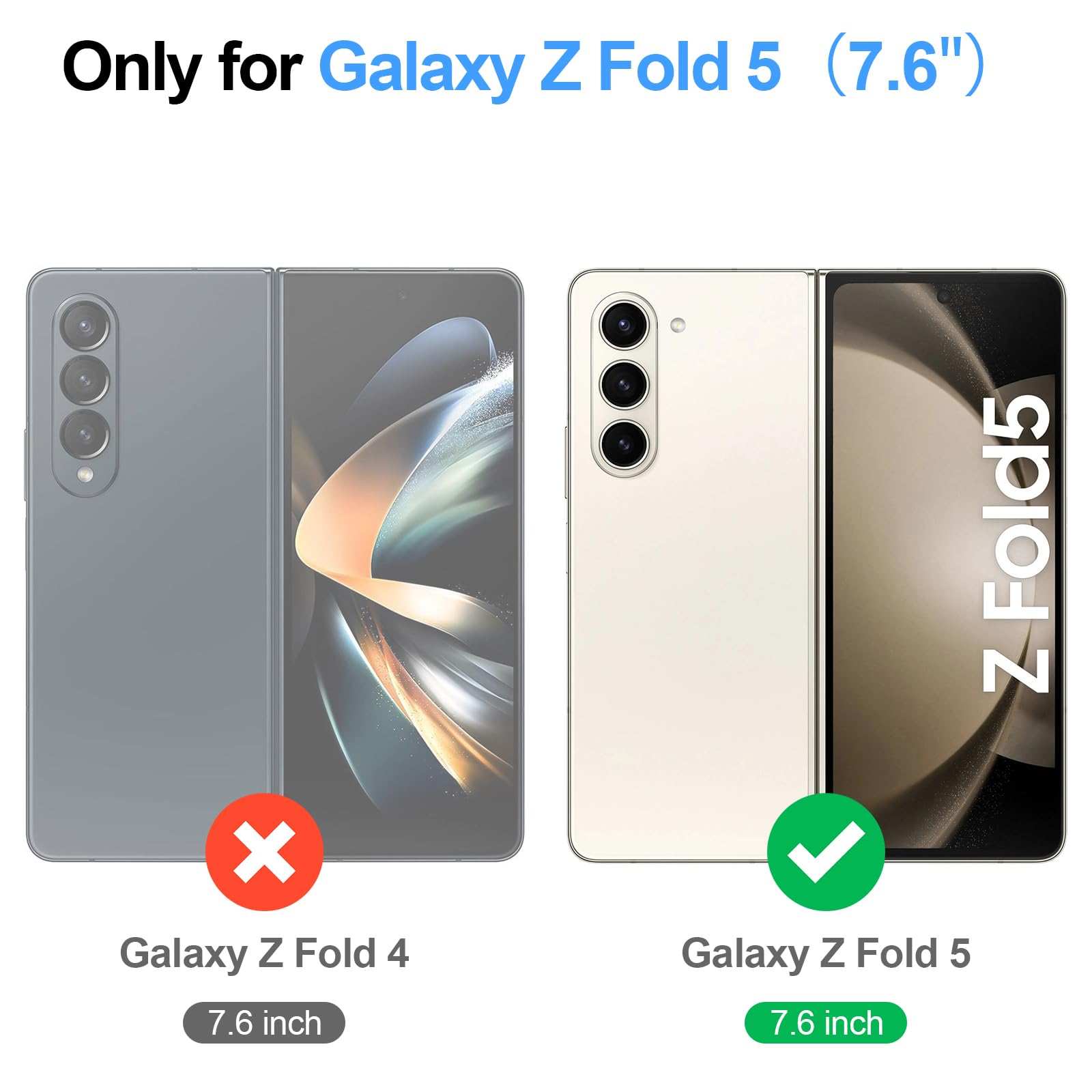 Antsturdy for Samsung Galaxy Z Fold 5 case Wallet Women with 【S Pen Holder】,Galaxy Z Fold 5 Phone case with Card Holder Strap PU Leather RFID Blocking Flip Folio Cover Credit Slots Men,Black