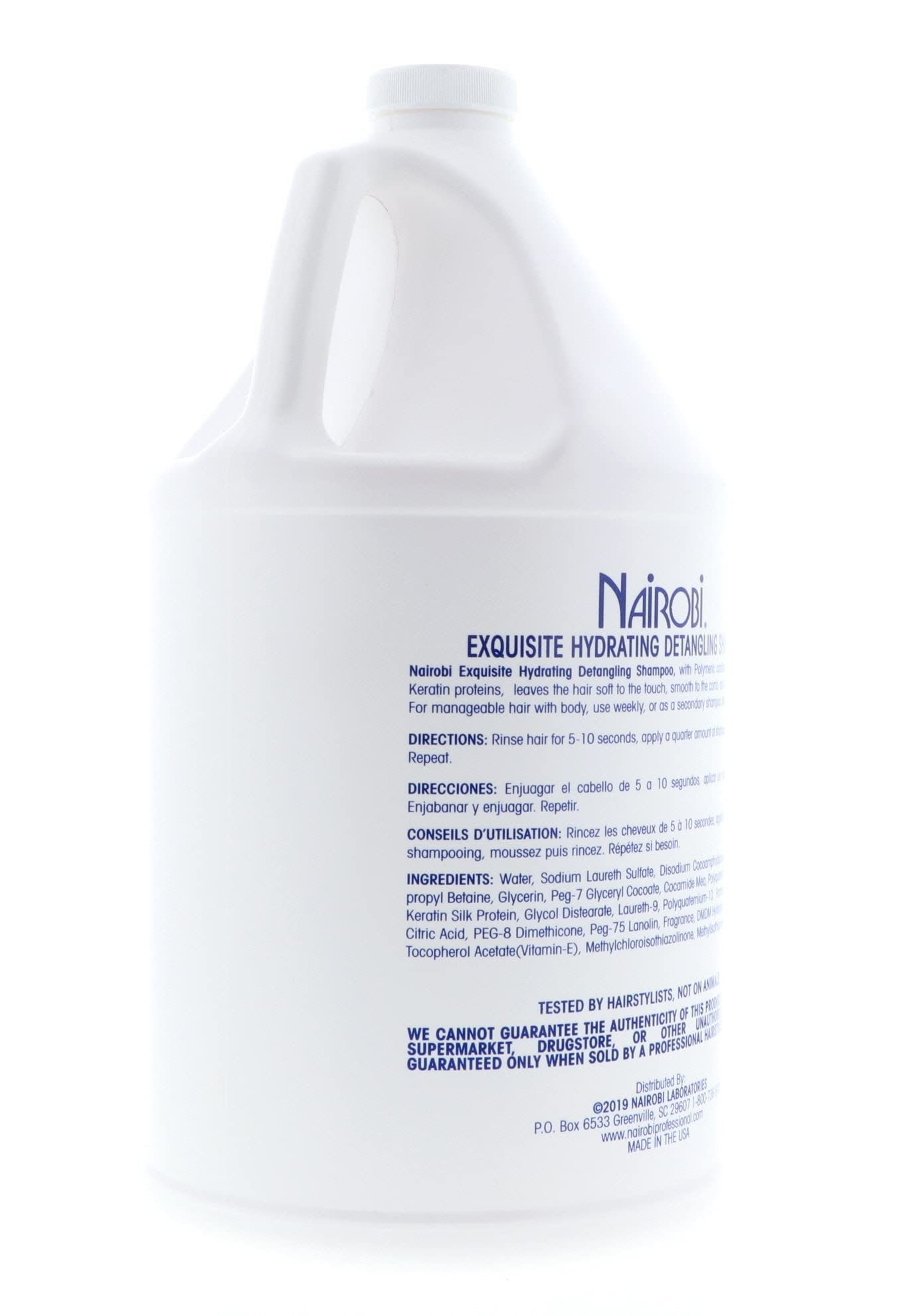 Nairobi Exquisite Hydrating Detangling Shampoo 128 oz. Shampoo Unisex