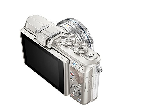 OLYMPUS Pen E-PL 8 EZ Double Zoom Kit [White][International Version, No Warranty]