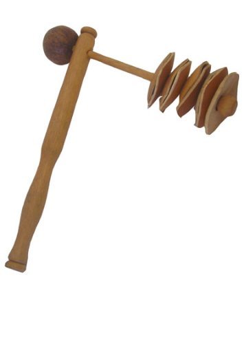African Wasembe Gourd Slice Shaker - Ghana Rattle