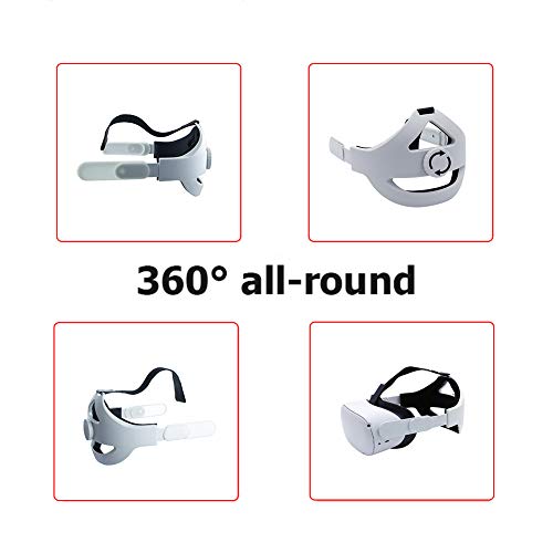 Adjustable Headband for Oculus Quest 2 Head Strap with Foam Head Cushion Pad VR Headset Accessories