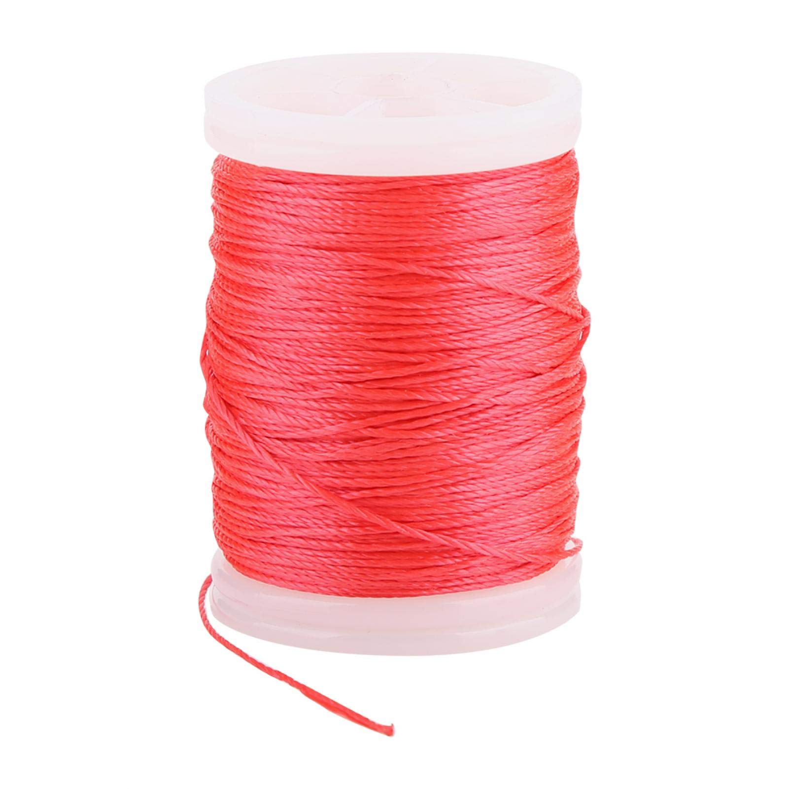 Alomejor Bow String Serving Thread and Nylon String Use for Bowstring Archery Supplies Suitable for Outdoor Sport(Red)