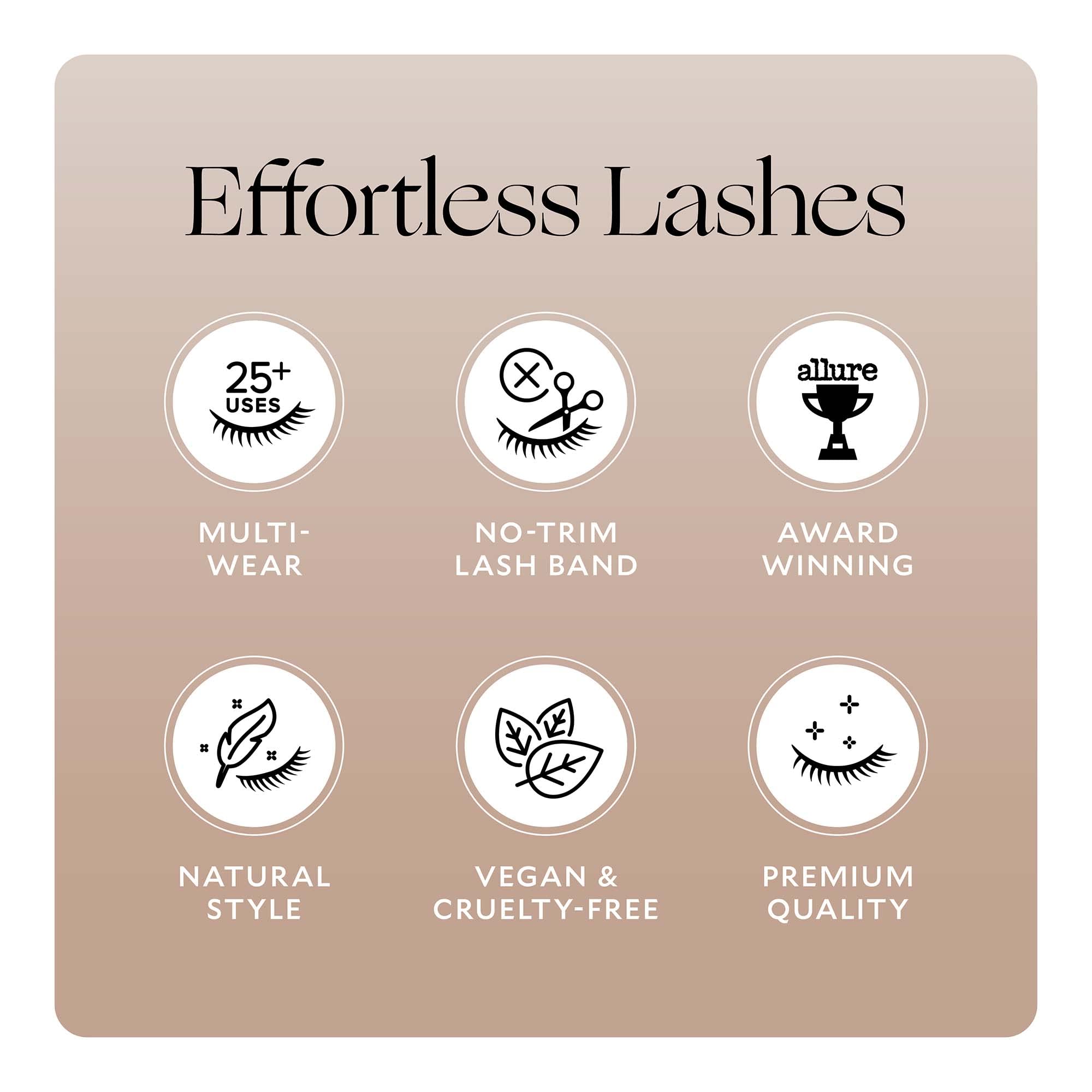 Velour Effortless Lashes, Natural Looking False Eyelashes, Fluffy & Lightweight No Trim Eyelashes, Reusable Fake Lashes For All Eye Shapes, Vegan & Cruelty-Free, Lash Glue not Included (Short & Sweet)