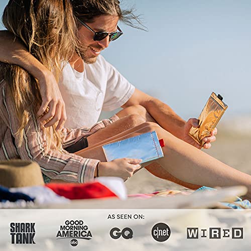 PHOOZY Apollo Series Thermal Phone Case - Insulated, Ultra-Slim Pouch Protects Your Phone from Overheating in The Sun & Extends Battery Life. Floats in Water. AS SEEN ON Shark Tank - Silver - Large