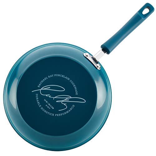 Rachael Ray Brights Nonstick Frying Pan / Fry Pan / Skillet - 12.5 Inch, Blue