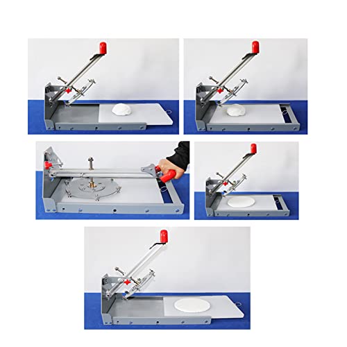 INTBUYING Pizza Dough Press Machine 8β Dough Pastry Manual Pasta Makers for family and commercial