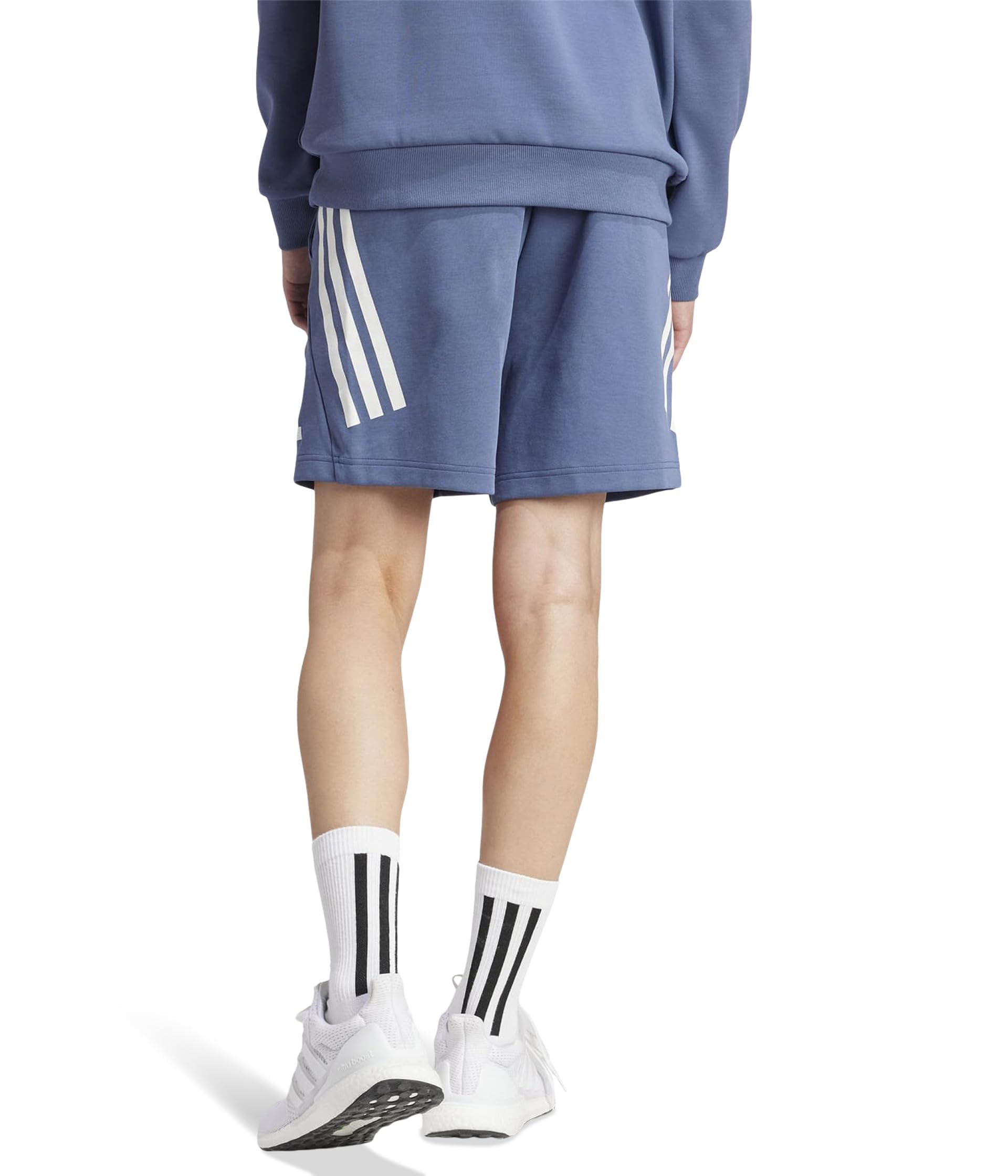 adidas Men's Future Icon 3-Stripes Shorts, Bliss Pink, Medium