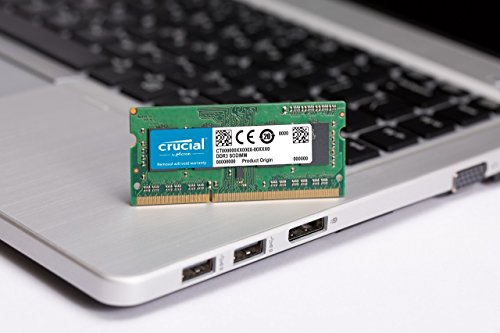 Crucial 8GB KiT (4GBx2) DDR3/DDR3L 1866 MT/s (PC3-14900) Unbuffered SODIMM 204-Pin Memory - CT2K51264BF186DJ