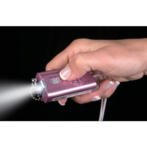 Brite Strike โ Personal Protection Alarm with 120 dB Loud Security Safe Sound - Complete Emergency Self Defense Device, Battery Powered โ Pink
