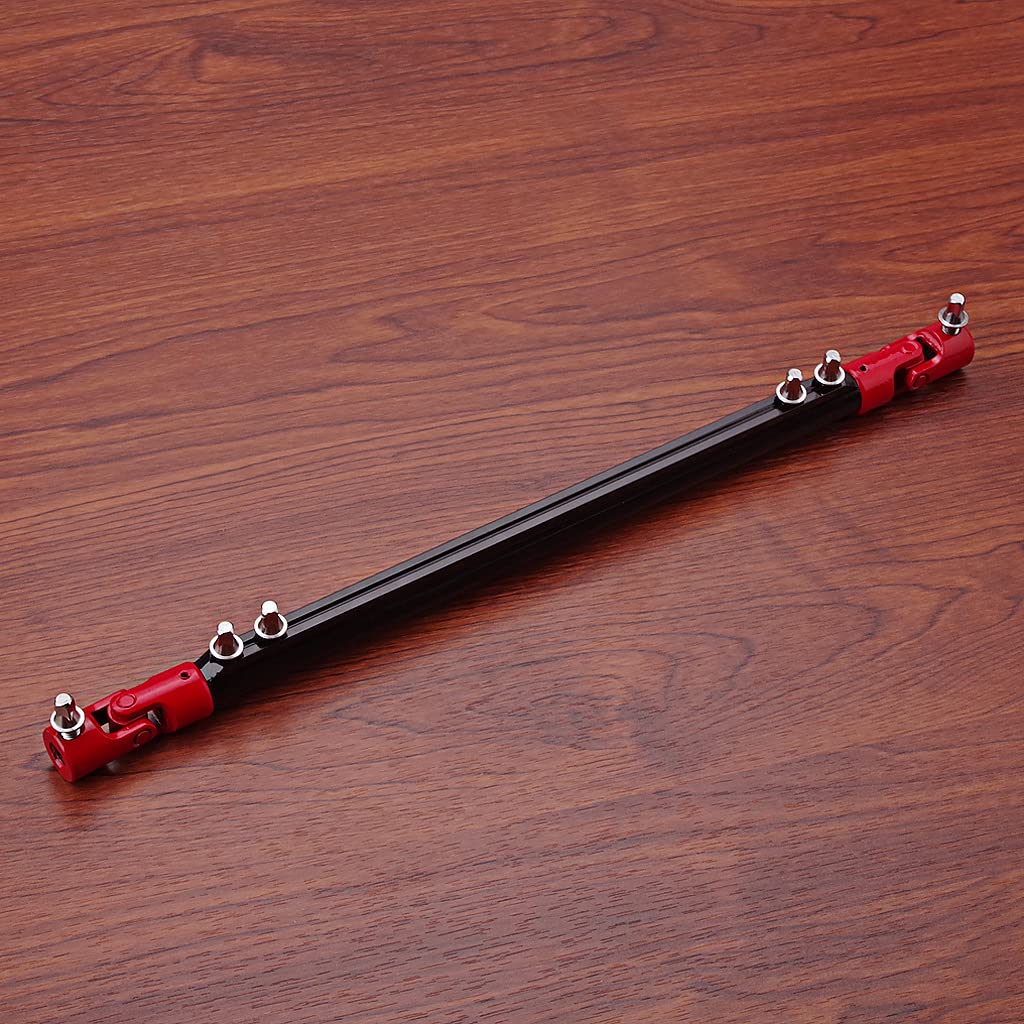 Alnicov Bass Drum Pedal Drive Shaft,Double Drum Pedal Link Bar, Replacement for Drum Kit Black
