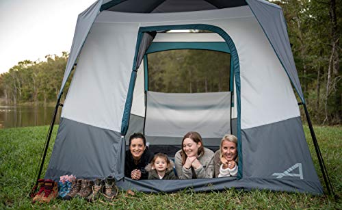 ALPS Mountaineering Camp Creek 4 Person Tent - Charcoal/Blue