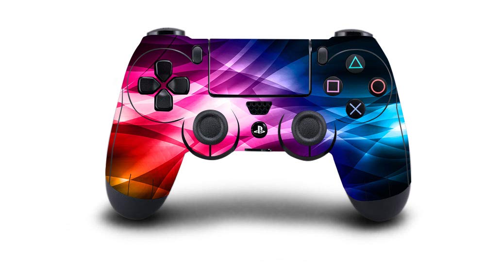 eSeeking [3PCS] Whole Body Vinyl Sticker Decal Cover Skin for PS4 Controller - 3pcs. Model A