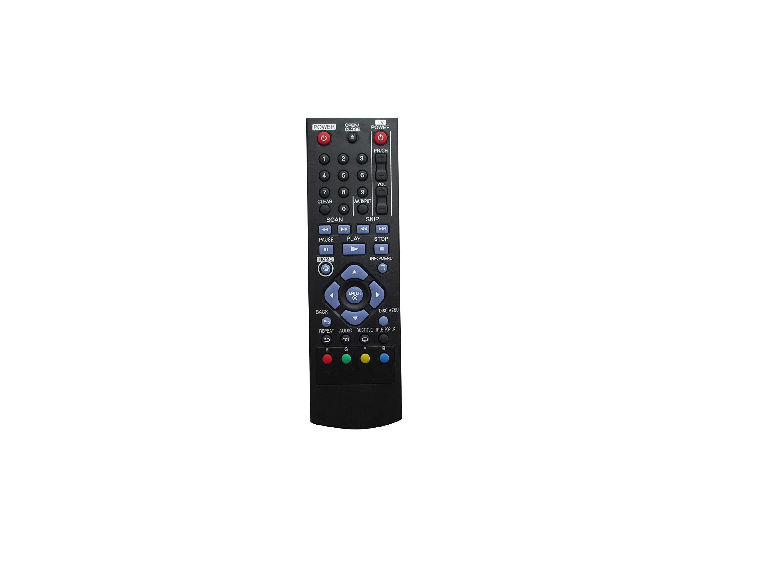 HCDZ Replacement Remote Control for LG DGK585XB DGK588XB DKE573XB DKE574XB DKE575XB DK577XB DK578XB DN798 Zenith 6711R1P089D DVB611 ZDA311 ZDA510 DVD Player