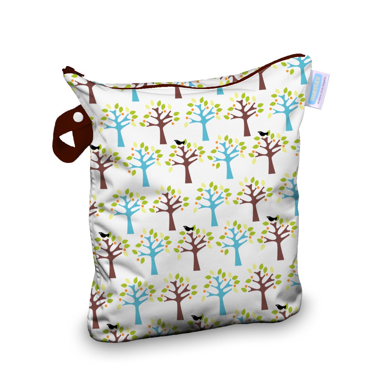 Thirsties Wet Diaper Bag, Blackbird