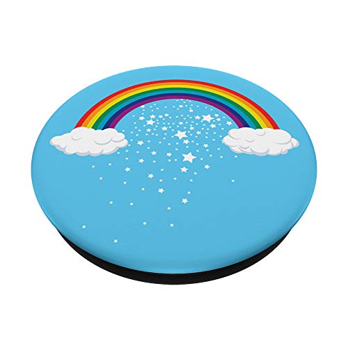 Rainbow Pop Phone Grip For Smartphones & Tablets PopSockets PopGrip: Swappable Grip for Phones & Tablets