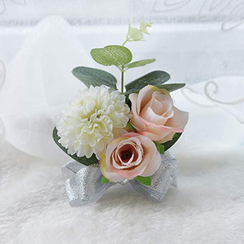 Elifemona Prom Corsage Wristlet Wrist Corsage Wedding Flower Corsage for Wedding Wristband