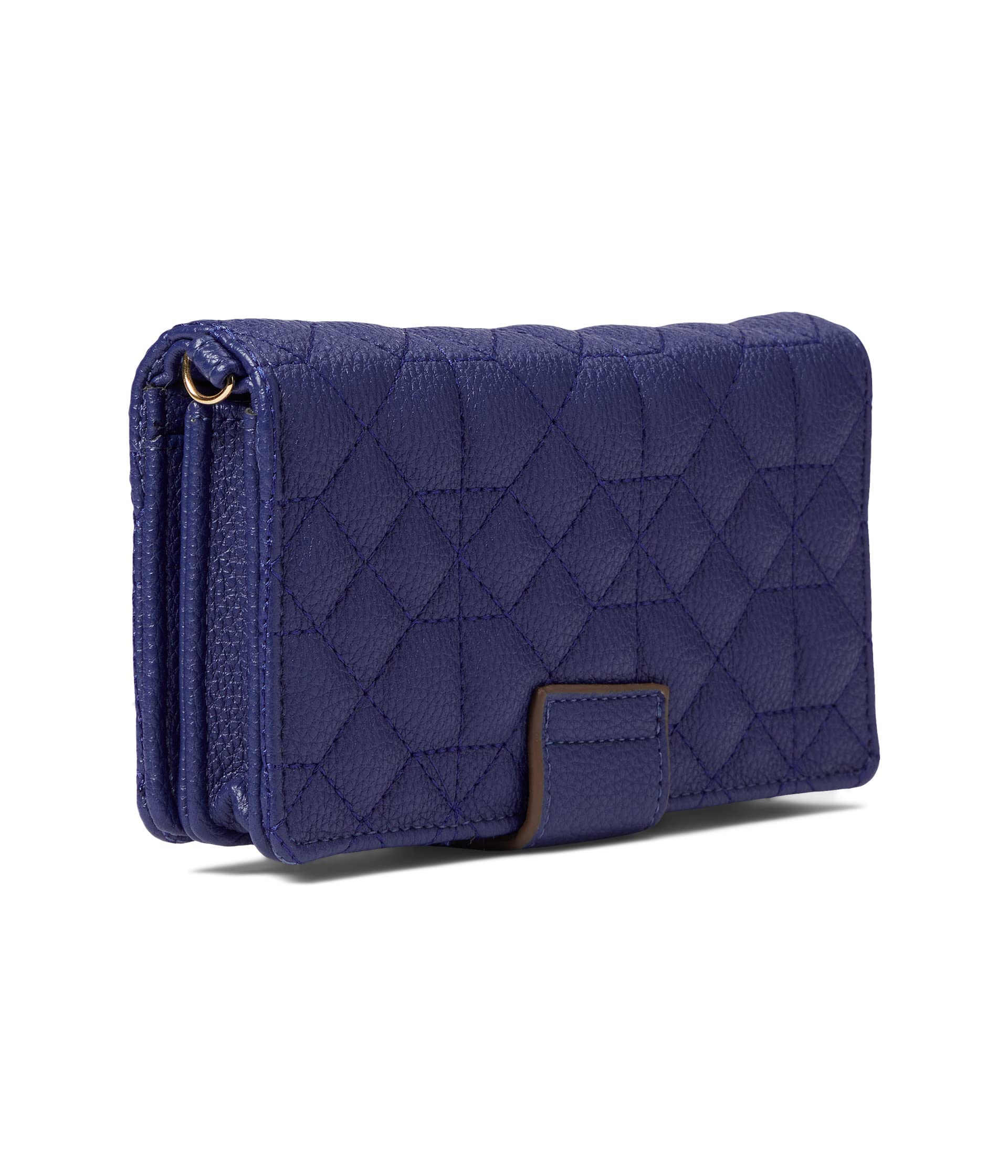 Anne Klein Quilted Wallet On A Chain Cobalt One Size