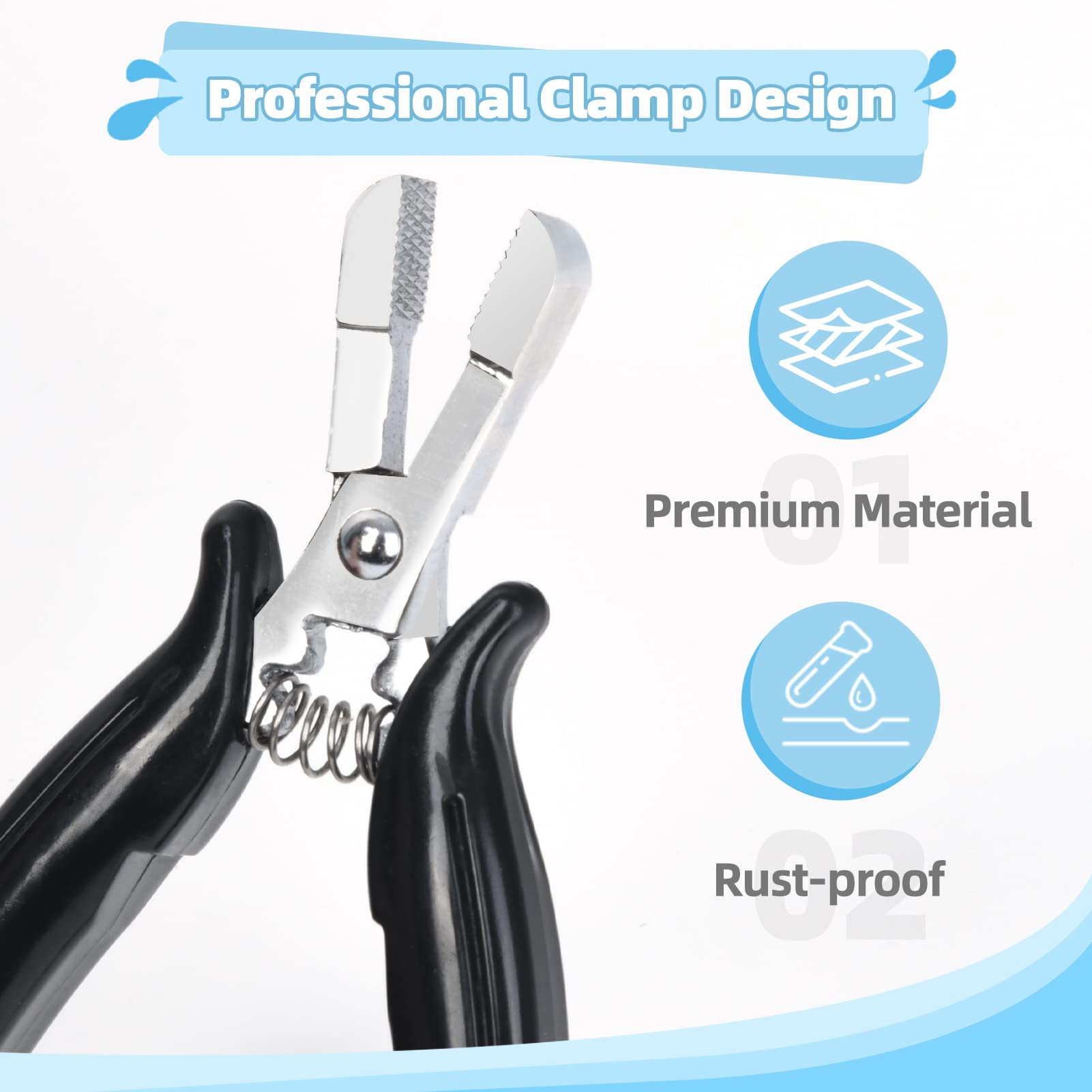 Neitsi Fusion Bond Crusher Tool for Keratin Hair Extensions… (Thread Shape)