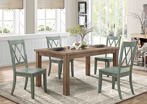 Homelegance Dining Chair (Set of 2), Teal
