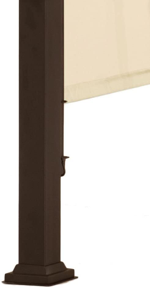 Universal Doubleton Steel Pergola Replacement Cover for Pergola Structures L-PG080PST, 85''x 208'' (Beige)