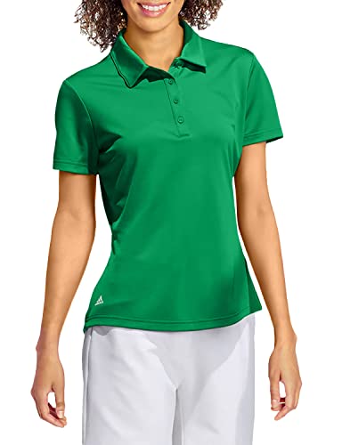 adidas Women's Performance Primegreen Polo Shirt, Green, X-Large