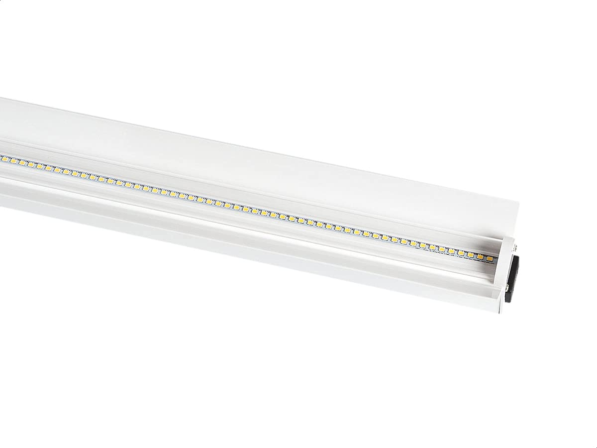 AmazonCommercial Linkable LED Utility Shop Light, 4-Foot, 3300 Lumens, 30 Watt, Energy Star and ETL Certified | Daylight, 6-Pack