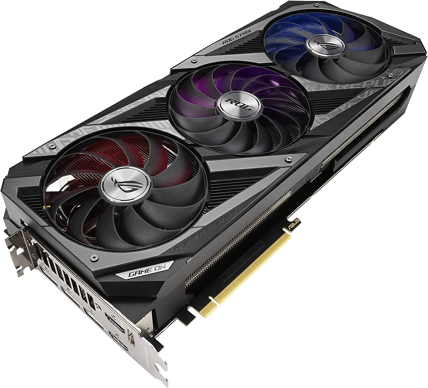 ASUS ROG Strix NVIDIA GeForce RTX 3090 Gaming Graphics Card- (PCIe 4.0, 24GB GDDR6X, HDMI 2.1, DisplayPort 1.4a, Axial-Tech Fan Design, 2.9-Slot) (Renewed)
