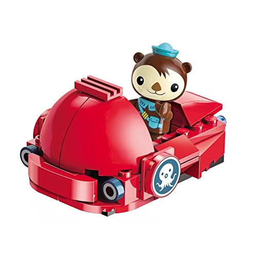 Enlighten for Age 6+ Building Block Ocean Adventure Octonauts GUP-C Blue Whale Vehicle & Barnacles Kwazii Tweak 630pcs Building Brick Set-No Package Box