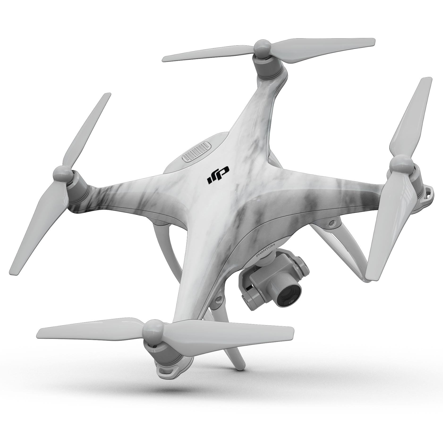 Design Skinz Design Skinz Slate Marble Surface V10 Full-Body Wrap Decal Skin-Kit Compatible with The Drone DJI Phantom 3/Phantom 3 Pro