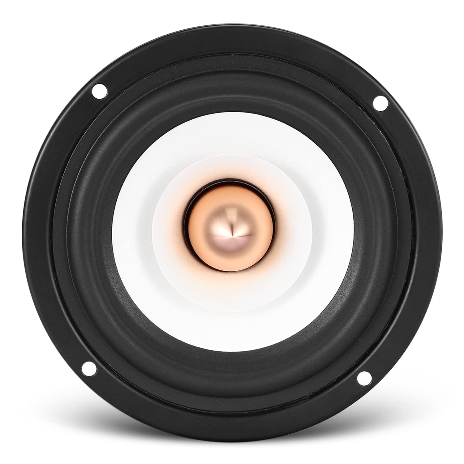 Facmogu 4 Inch Bullet Tweeter Full Range Speaker 4 Ohm, 5~15 Watt HiFi Tweeter Midrange Bass Integrated for Vocals Home Stereo Surround Sound Theater, 61Hz-18.5KHz Frequency Response 88dB