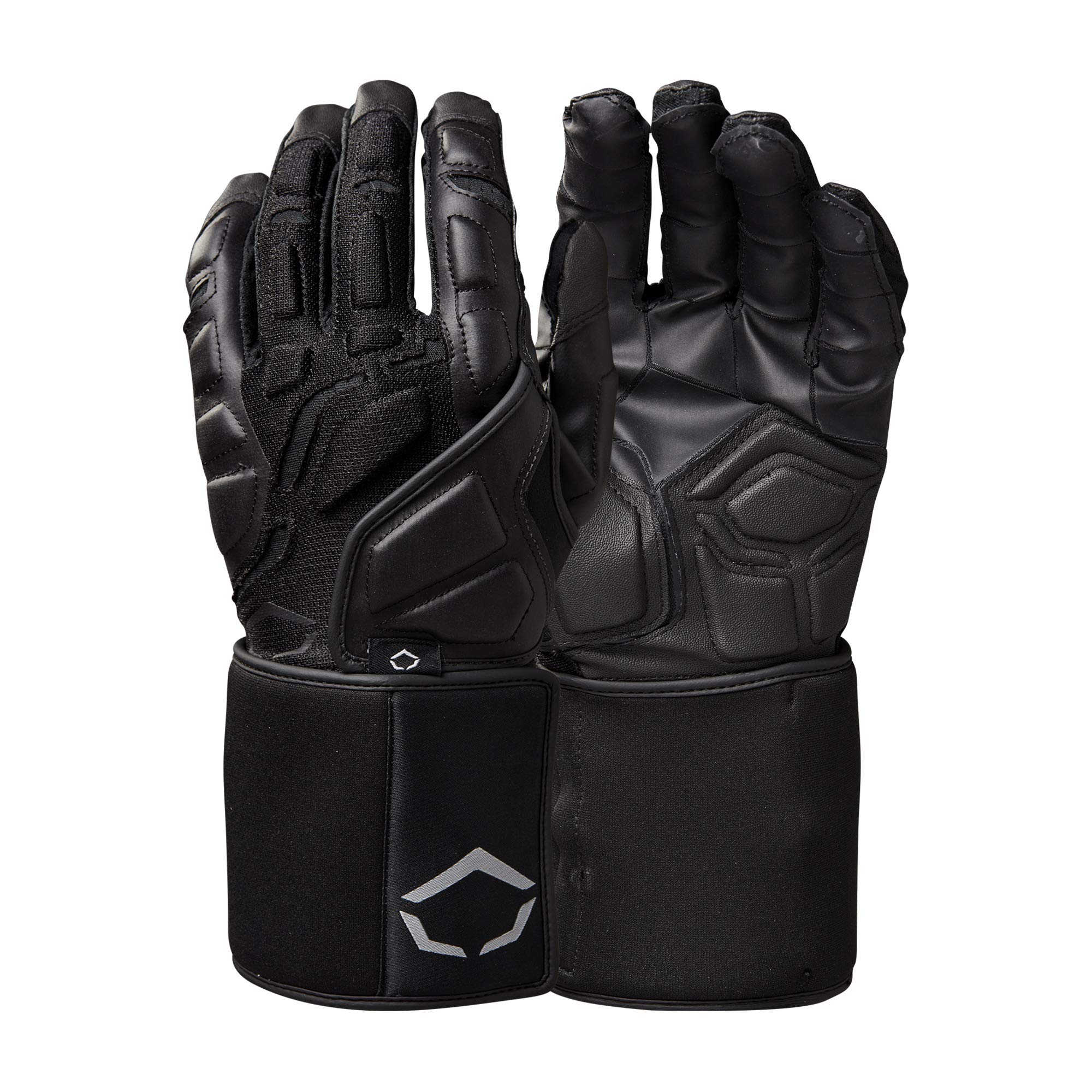 EvoShield Trench Lineman Adult Gloves - Black, Small