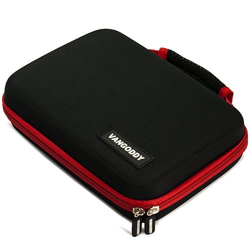 Mini Projector Case Travel Carrying Bag with Handles and Accessory Pockets fits Small Portable Projectors from TOUMEI, ARTLii, RIF6, PoFun, DBPOWER, TENKER, DR.J, GooDee, FUNAVO