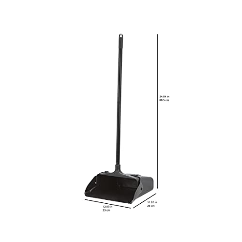 AmazonCommercial Pivoting Upright Lobby Dustpan - 3-Pack
