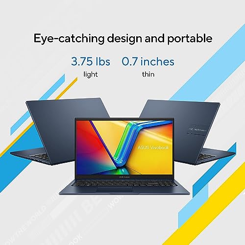 ASUS 2023 Newest Vivobook 15 Laptop, 15.6" Full HD Display, Intel Core i3 1215U Up to 4.4GHz, 16GB RAM, 1TB SSD, Intel UHD Graphics, WiFi, Bluetooth, Business, Windows 11 Home S, Bundle with JAWFOAL
