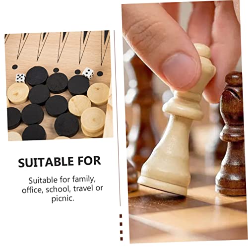 ibasenice 2 Sets Three in One Chess Kids Educational Portable Chess Chinese Checkers Magnetic for Kids Chess Sets for Three- in- One Chess Board Chess Game Board Travel Chess Set