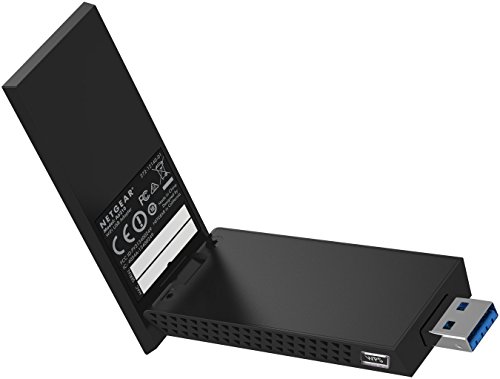 NETGEAR WiFi AC1200 USB 3.0 Adapter (A6210) | Dual Band Wireless Gigabit Speed Up to 1200 Mbps, Works with Any WiFi Router, for Windows PC