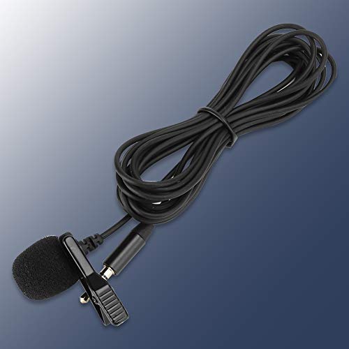 Esenlong 2PCS Mini 3. 5mm Collar Clip Microphone Prevent Noise for Mobile Phone/ PC Recording