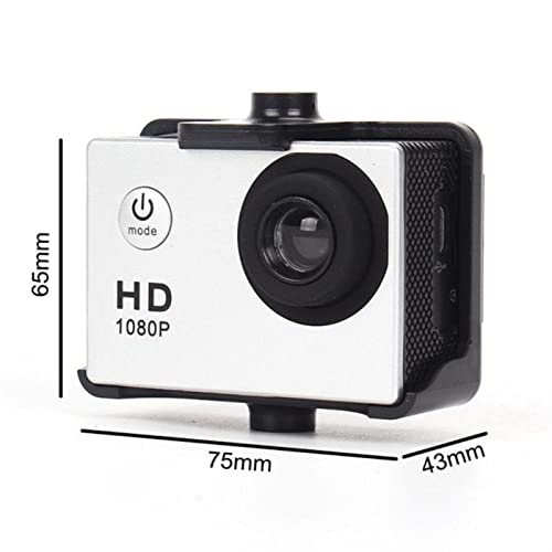 Action Camera 2022New Action Camera, 12MP HD 1080P 32GB 140D Underwater Waterproof Camera, Helmet Vedio Sports Pro Camera,Mini DV Video Camera HD (Color : 01, Size : Small)