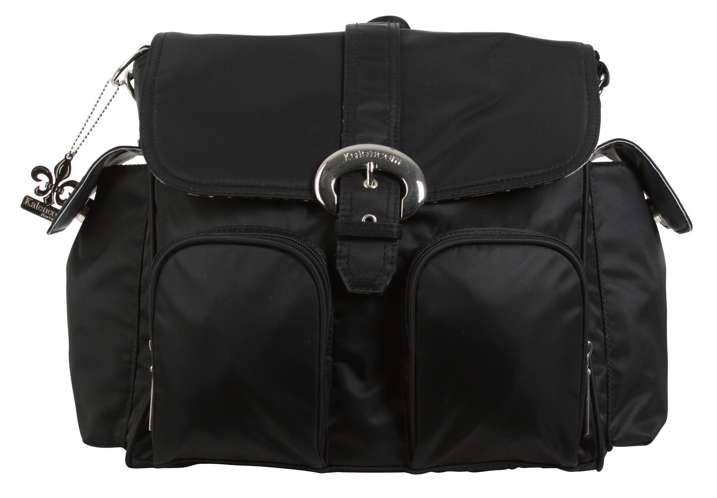 Kalencom Nylon Double Duty Diaper Bag, Black