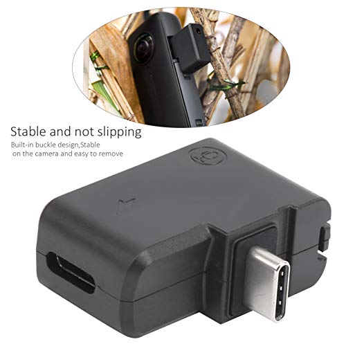 Action Camera Charging 3.5MM Audio Adapter External Stereo Sound Adapter Microphone Adapter