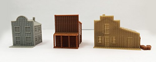 Outland Models Train Railway Layout Old West 2-Story House Set N Scale 1:160