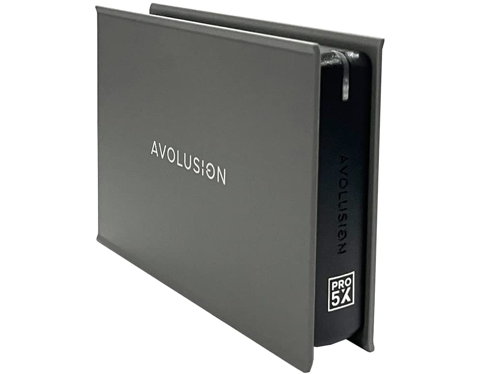 Avolusion Mini Pro-5X 2TB USB 3.0 Portable External Gaming Hard Drive - Grey (for PS4, Pre-Formatted) - 2 Year Warranty