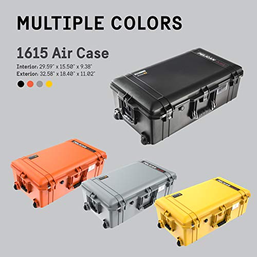 Pelican Air 1615 Case With TrekPak Dividers (Black)