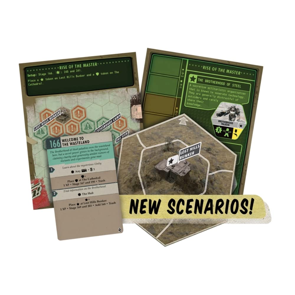Fallout The Board Game New California Expansion - Explore New Wasteland Adventures! Strategy Game for Kids & Adults, Ages 14+, 1-4 Players, 2-3 Hour Playtime, Made by Fantasy Flight Games