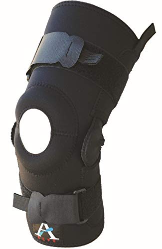 ALPS Knee Brace, Prevent or Reduce Severity of Knee Injury, Soft and Breathable, Adjustable Hinges, Pull-On with Reinforced Seams, XX-Large Size