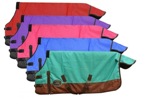 Showman Adjustable 48"-54" 1200 Denier Winter Pony/Yearling (Royal Blue/Black)