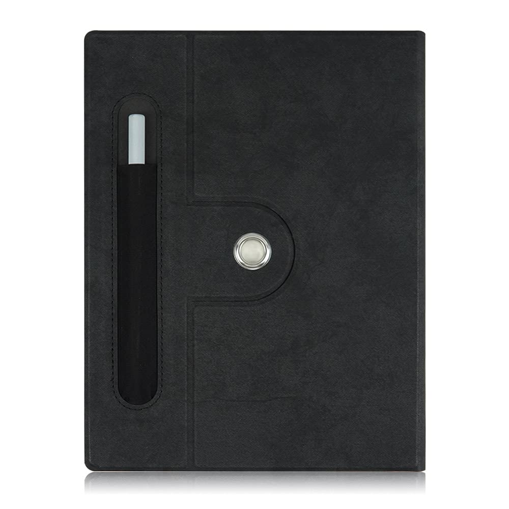 DINGGUAGUA for Remarkable 2 Paper Tablet Case,with Built-in Pen Holder - for 10.3" 2020 Released Cover for Remarkable2 Paper Tablet Book Folio Case,Black